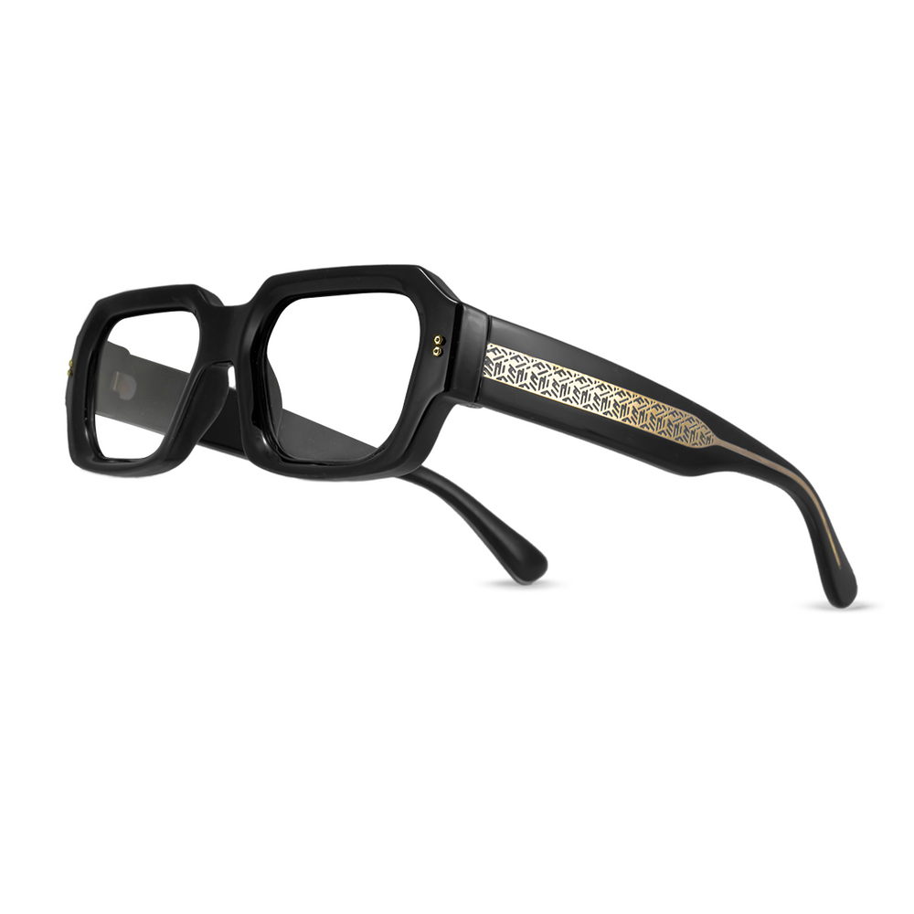 Bronx Eyeglasses - Black Shiny | Infinit