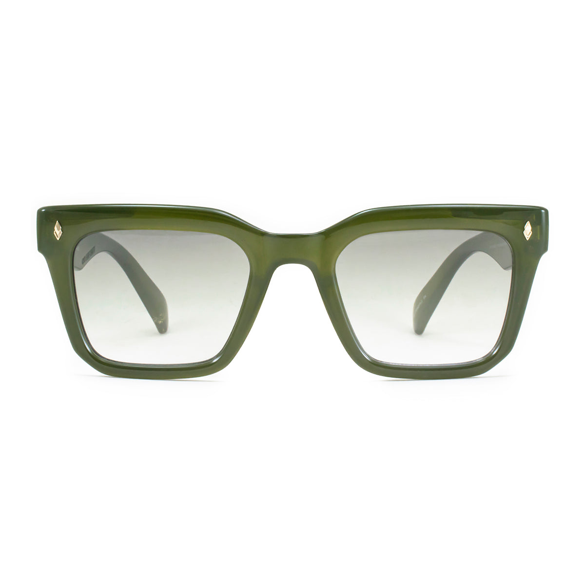 Jacobs Eco Briller Sunglasses - Olive - Green Gradient Lens | Infinit