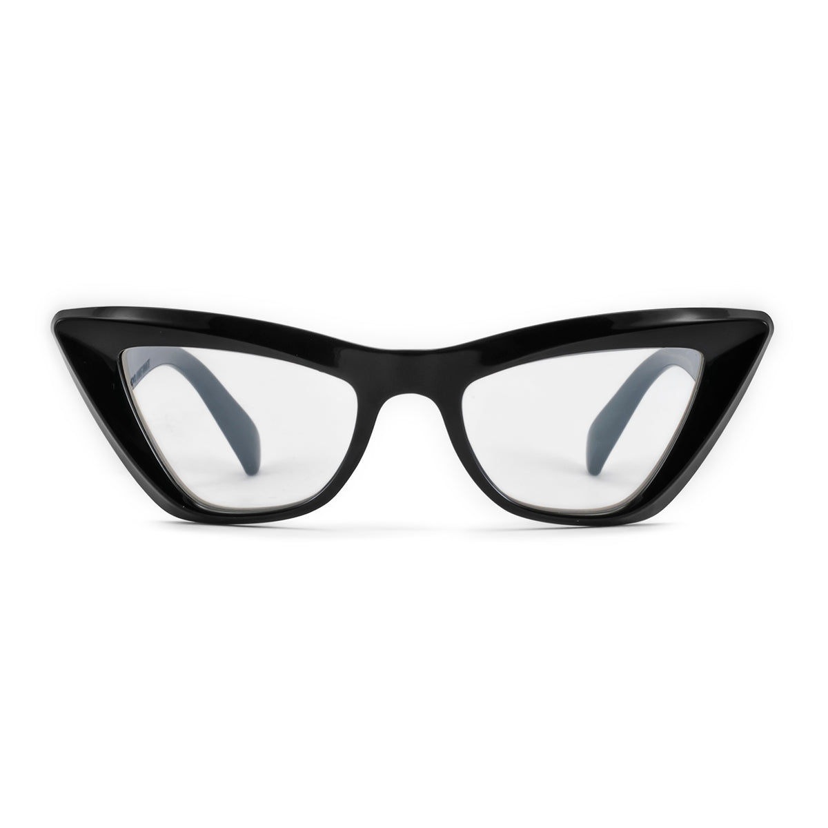 Linz Eyeglasses Black Shiny | INFINIT Eyewear