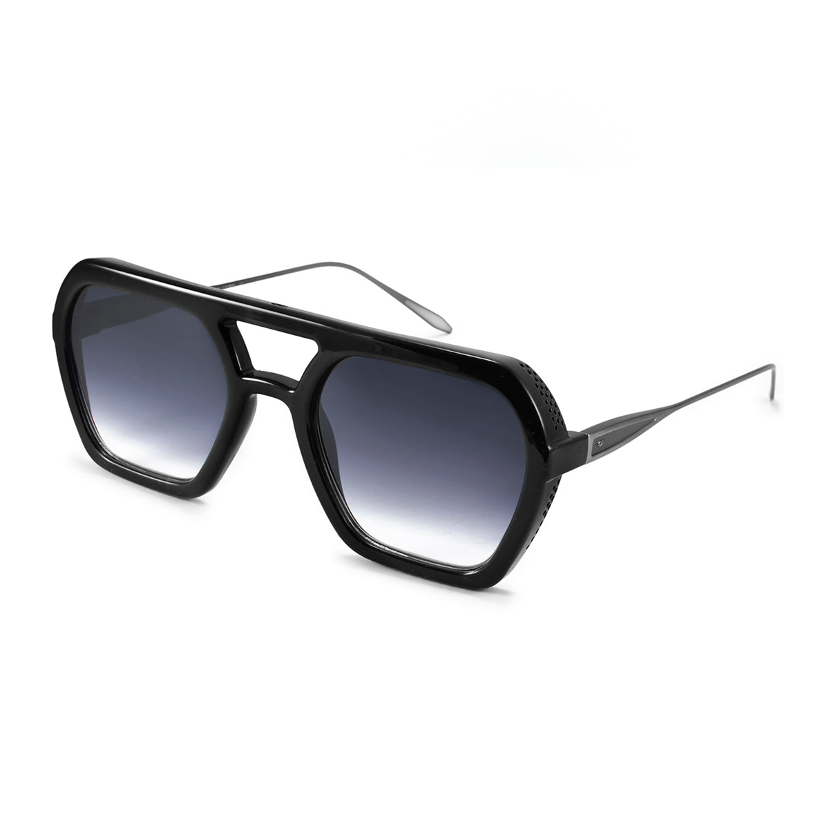 Lyon Sunglasses - Black Shiny - Horizon Lens | Infinit