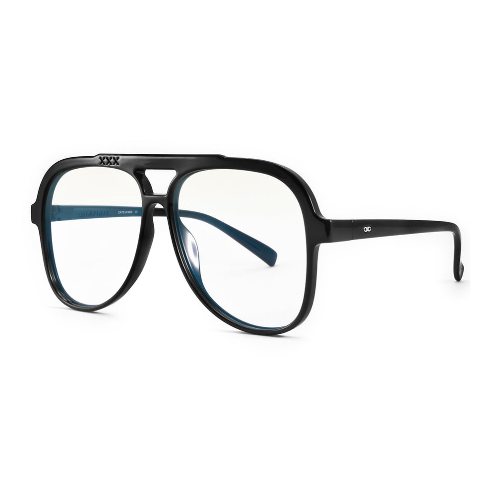 Triple XXX Eyeglasses - Black Shiny | Infinit