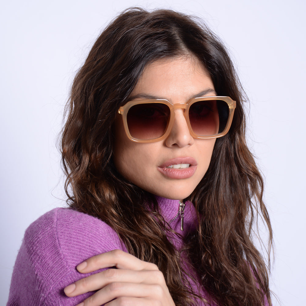 Monaco Sunglasses - Honey - Brown Gradient Lens | Infinit