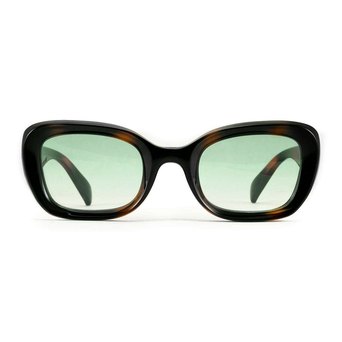 Turin Sunglasses Tortoise Green Gradient Lens | INFINIT Eyewear